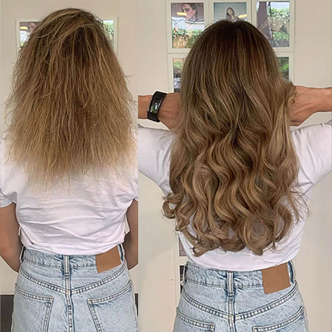 Hair Breakage Before & After - Great Lengths Australia & New Zealand